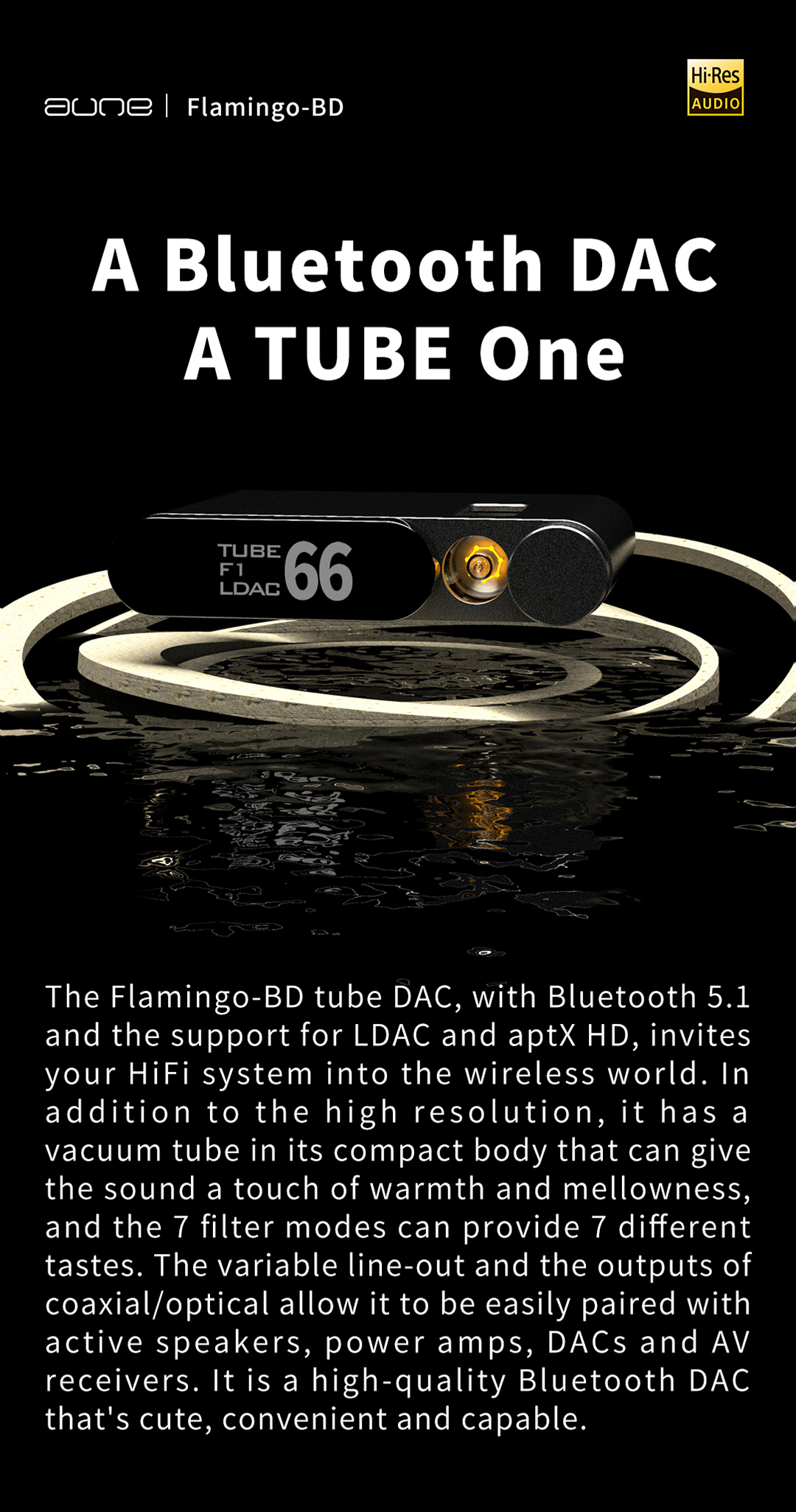 Flamingo BD Tube DAC – Movies at Home – Smart Home & Sound